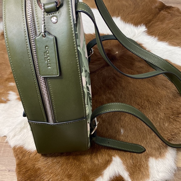 Coach | Bags | Coach Banana Leaves Print Jordyn Style No 3962 Backpack ...